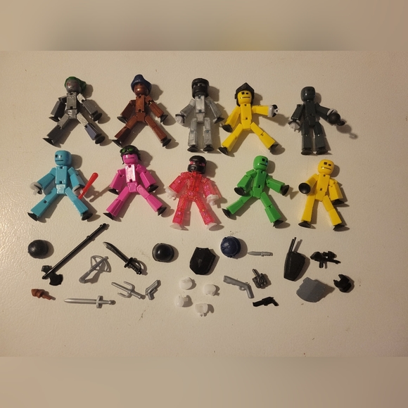 Stikbots | Toys | Stikbot Figures And Accessories Set Of | Poshmark